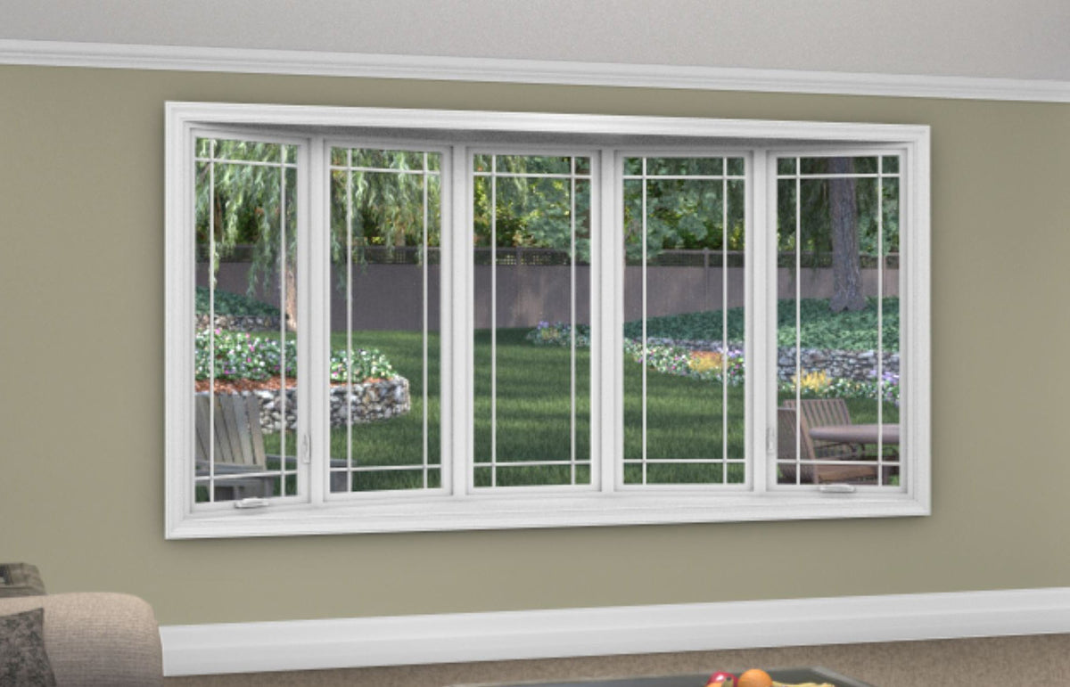 Window Wire | Order Online | 5 Lite Bow Installed in Your Home | WindowWire